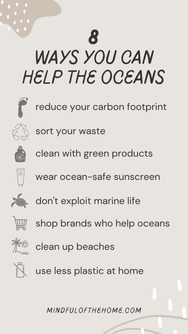 8 Ways to Help Save the Oceans (and Why you Should) - Mindful of the Home
